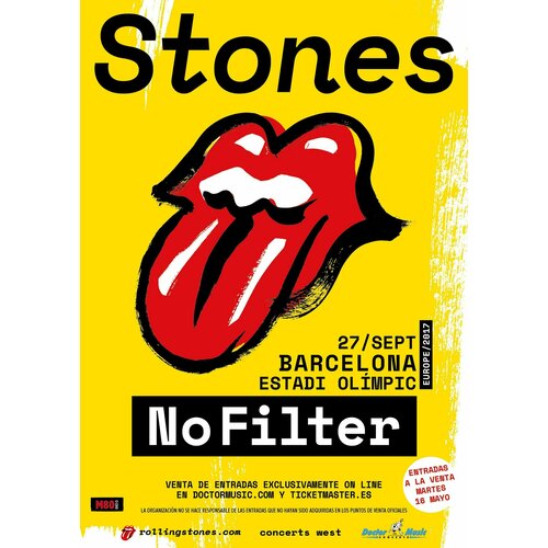 Плакат, постер на бумаге The Rolling Stones (Роллинг Стоунз). Размер 30 на 42 см