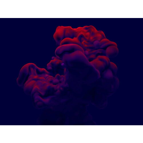 Плакат, постер на холсте Abstraction/Абстракция: Дым/искусство/арт/абстракция/творчество. Размер 60 х 84 см