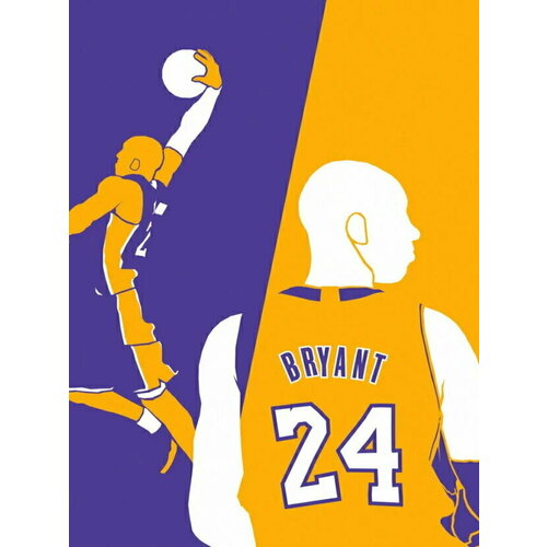 Плакат, постер на бумаге Kobe Bryant/Коби Брайант/спорт. Размер 42 х 60 см