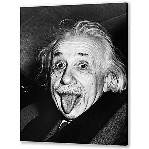 Плакат, постер на бумаге Albert Einstein-Альберт Эйнштейн. Размер 21 х 30 см