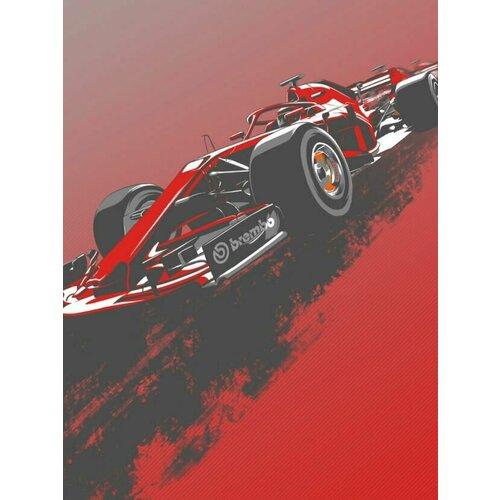 Плакат, постер на бумаге Formula 1, Формула 1. Размер 30 х 42 см