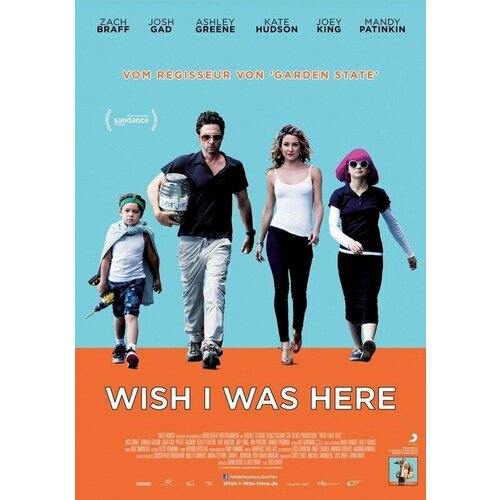 Плакат, постер на холсте Хотел бы я быть здесь (Wish I Was Here), Зак Брафф. Размер 21 х 30 см
