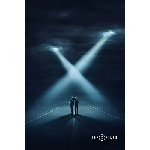 Плакат, постер на бумаге Секретные материалы (Untitled X-Files Revival), Крис Картер, Дэрин Морган, Глен Морган. Размер 60 х 84 см