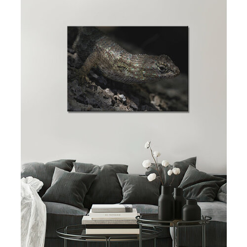 Картина -Геккон, ящерица (18) 50х70