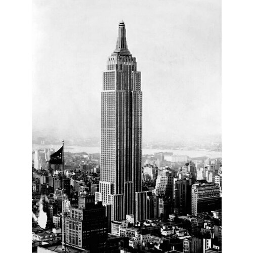 Плакат, постер на бумаге New York/Нью Йорк/винтажный/ретро. Размер 30 х 42 см
