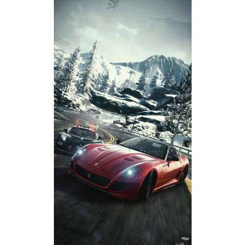 Плакат, постер на холсте Need for Speed/Жажда скорости. Размер 60 на 84 см