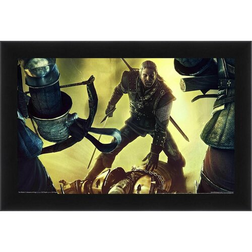 Плакат, постер на холсте The Witcher 2: Assassins Of Kings. Размер 42 х 60 см