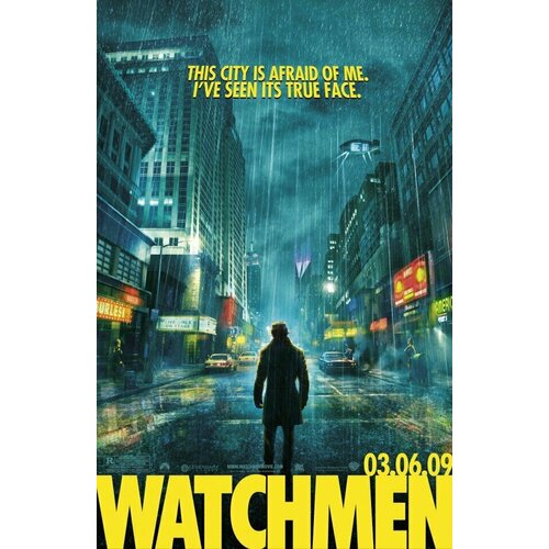 Плакат, постер на холсте Watchmen/Хранители. Размер 30 х 42 см