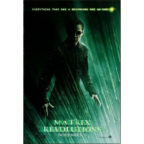 Плакат, постер на холсте Матрица: Революция (The Matrix Revolutions), Энди Вачовски, Лана Вачовски. Размер 21 х 30 см