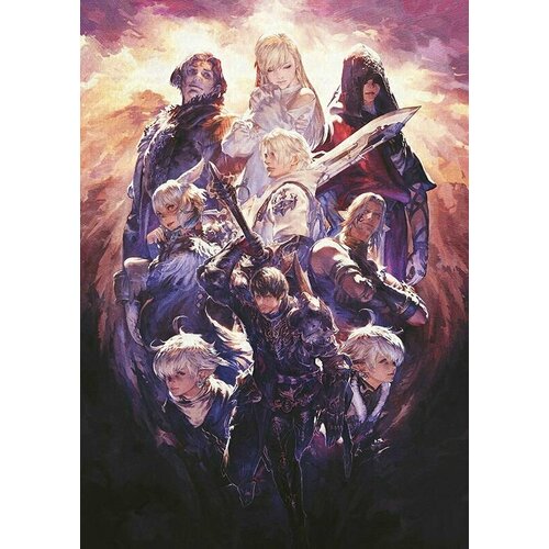 Плакат, постер на холсте Final Fantasy XIV. Размер 21 х 30 см