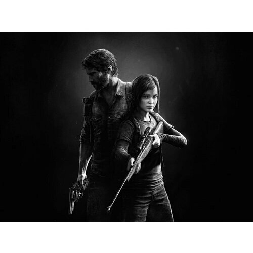 Плакат, постер на бумаге The Last of Us/игровые/игра/компьютерные герои персонажи. Размер 30 х 42 см