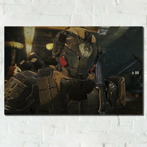 Картина интерьерная на рельефной доске ОСП Игры Call Of Duty Black Ops 3 - 15029