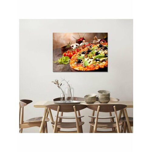 Картина на холсте с подрамником Итальянская пицца1 40х60
