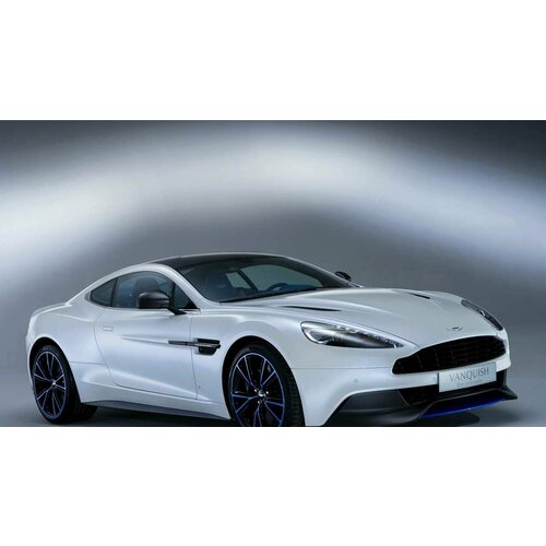 Картина на холсте 60x110 LinxOne "Aston Martin машина" интерьерная для дома / на стену / на кухню / с подрамником