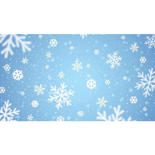 Картина на холсте 60x110 LinxOne "Текстура снежинка Снежинки" интерьерная для дома / на стену / на кухню / с подрамником