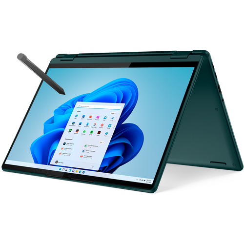 Ноутбук Lenovo Yoga 6 Gen 8 13.3" WUXGA Touch IPS/AMD Ryzen 7 7730U/16GB/1TB SSD/Radeon Graphics/Win 11 Home/RUSKB/зеленый (83B2005CRK)