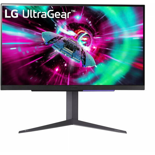 LG Монитор LG 27" UltraGear 27GR93U-B черный IPS LED 16:9 HDMI матовая HAS Piv 1000:1 320cd 178гр/178гр 3840x2160 144Hz G-Sync DP UHD USB 6.4кг