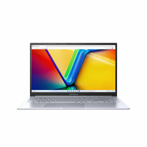 Ноутбук ASUS Vivobook 15X K3504VA-MA221, 15.6" (02880x162) OLED 120Гц/Intel Core i5-1340P/16ГБ /512ГБ SSD/Iris Xe Graphics/Без ОС, серебристый (90NB10A2-M008B0)