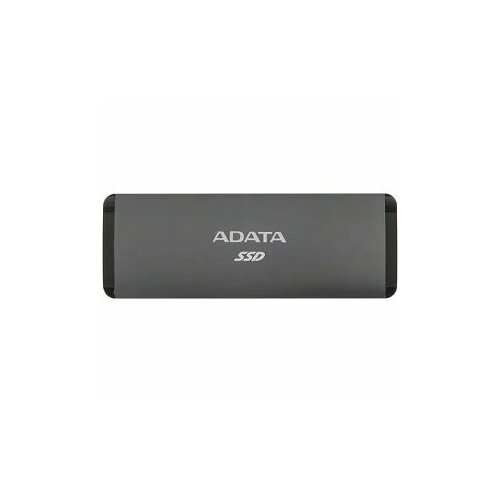 Твердотельный диск 256GB A-DATA SE760, External, USB 3.2 Type-C, [R/W -1000/- MB/s] 3D-NAND, титановый серый