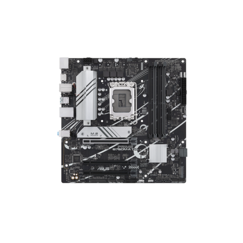 Материнская плата ASUS PRIME B760M-A D4-CSM, LGA1700, B760, 4*DDR4, HDMI+DP, 4xSATA3 + RAID, M2, Audio, Gb LAN, USB 3.2, USB 2.0, mATX; 90MB1D00-M0EAYC