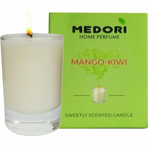 Свеча ароматическая Medori MANGO KIWI, 70 мл
