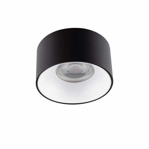 Светильник точечный Kanlux Мини-Рити GU10 1х25 Вт черный/белый