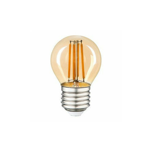 Светодиодная LED лампа General филамент Шар E27 15W 2700K 2K 35x98 (нитевидная) празрачнаяGLDEN-G45S-15-230-E27-2700 661437 (упаковка 16 штук)