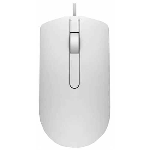 Мышь Dell Mouse MS116 Wired; USB; optical; 1000 dpi; 3 butt; White (570-AAKC)