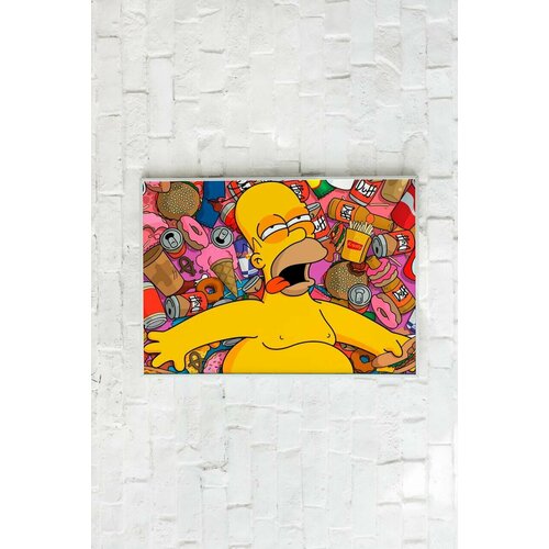Плакат Симпсоны/Гомер/The Simpsons/ Плакат на стену 21х30 см / Постер формата А4