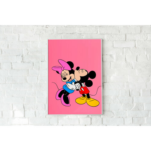 Плакат без рамы Микки Мауса/Минни Маус/Mickey Mouse/ Плакат на стену 30х42 см / Постер формата А3