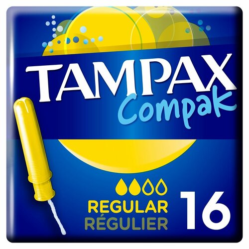 Tampax Тампоны Compak Regular 16 шт