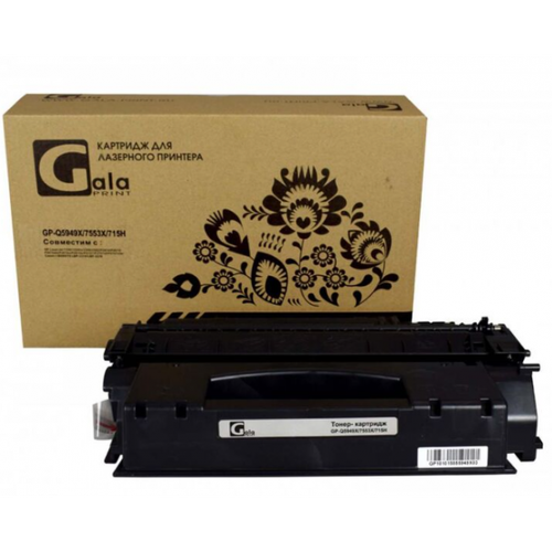 Q5949X / Q7553X GalaPrint совместимый черный тонер-картридж для HP LaserJet M2727/ P2010/ 1320/ 3390