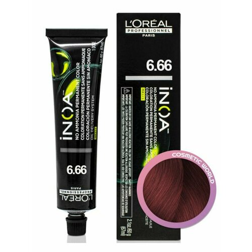 Loreal INOA 6.66 - Краска Иноа 60 мл