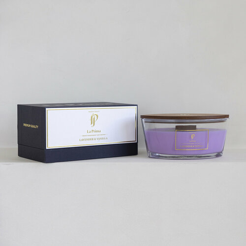 Свечи La Prima Свеча ароматическая Lavender & Vanilla 450 гр.