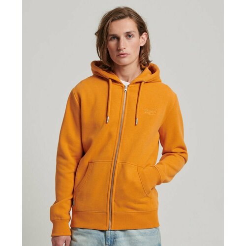 Толстовка Superdry, размер XL, желтый, оранжевый