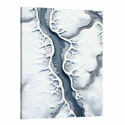Интерьерная картина 50х70 "Зимний ритм"