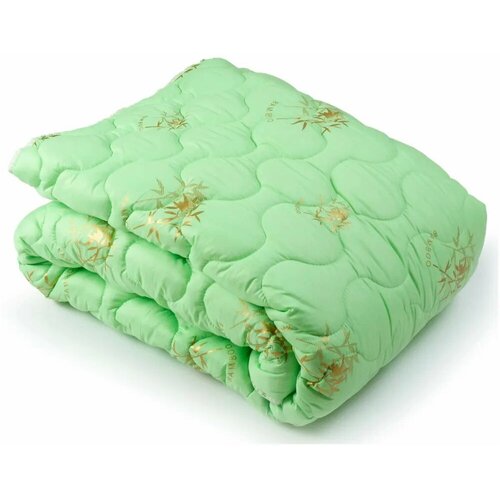 Одеяло Мостекс "Бамбук зеленый", Зимнее 1.5-спальное 150х210