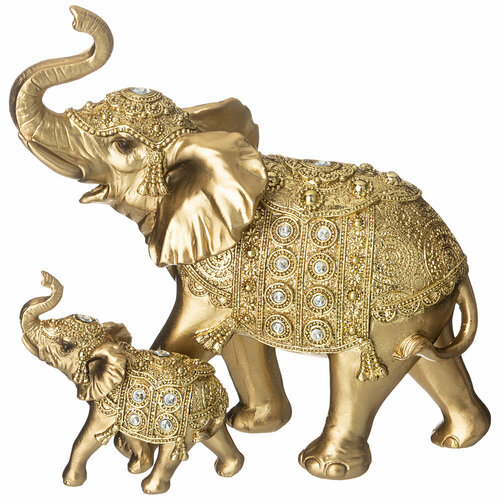 Фигурка декоративная слоны 25х12,9х24,1 см (182027)