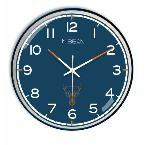Настенные часы MIRRON P3296A СНБ/ Домашний интерьер/ Лофт/ Круглые