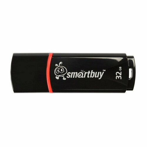 Флеш-память Smartbuy Crown, 32Gb, USB 2.0, чер, SB32GBCRW-K, 445908