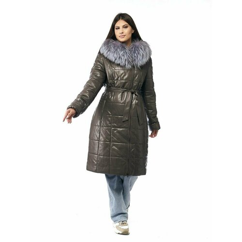 Куртка  Prima Woman, размер 56, бежевый