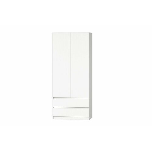 Шкаф распашной МС "Хилтон" №3 900 Белый Текстурный