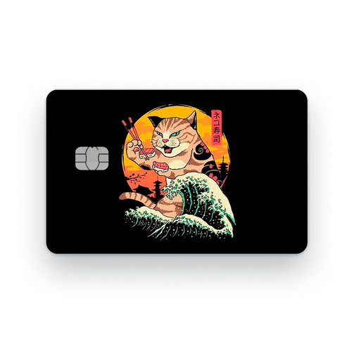 Наклейка на банковскую карту, стикер на карту, маленький чип, мемы, приколы, комиксы, аниме №34