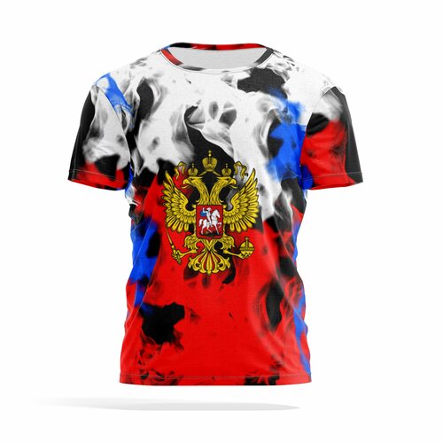 Футболка PANiN Brand, размер XXXL, красный, белый