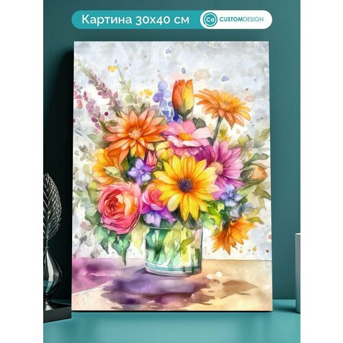 Картина на стену Цветы 30x40 см №623