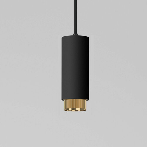Подвесной светильник Elektrostandard Nubis 50122/1 GU10 чёрный/золото IP20