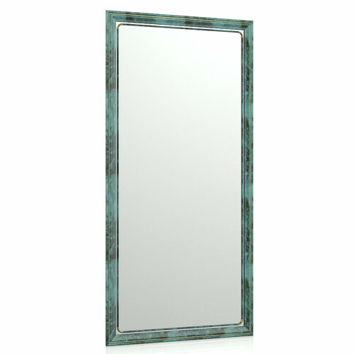 Зеркало 118Б малахит, ШхВ 65х130 см, зеркала для офиса, прихожих и ванных комнат, горизонтальное или вертикальное крепление