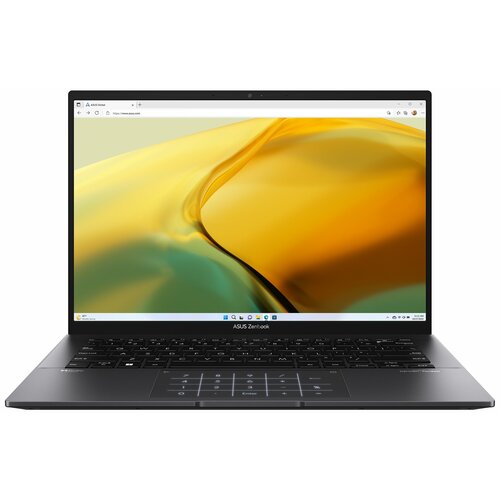 Ноутбук Asus Zenbook 14 UM3402YA-KP381W 14"(2560x1600) AMD Ryzen 5 7530U(2Ghz)/8GB SSD 512GB/ /Windows 11 Home/90NB0W95-M01880