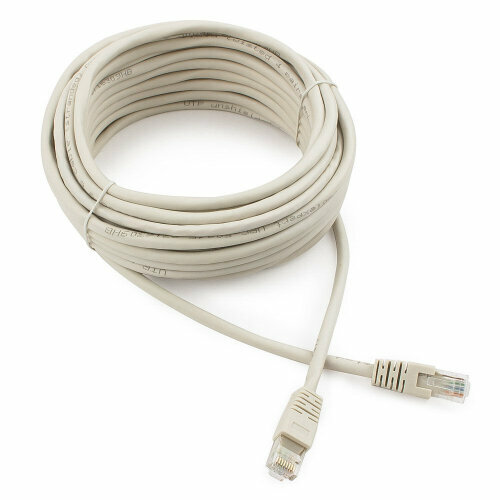 Патч-корд UTP Cablexpert кат.6, 15м, литой, многожильный (серый)