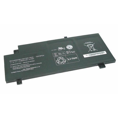 Аккумулятор VGP-BPS34 для ноутбука Sony Vaio SVF15A 11.1V 41Wh (3700mAh) черный
